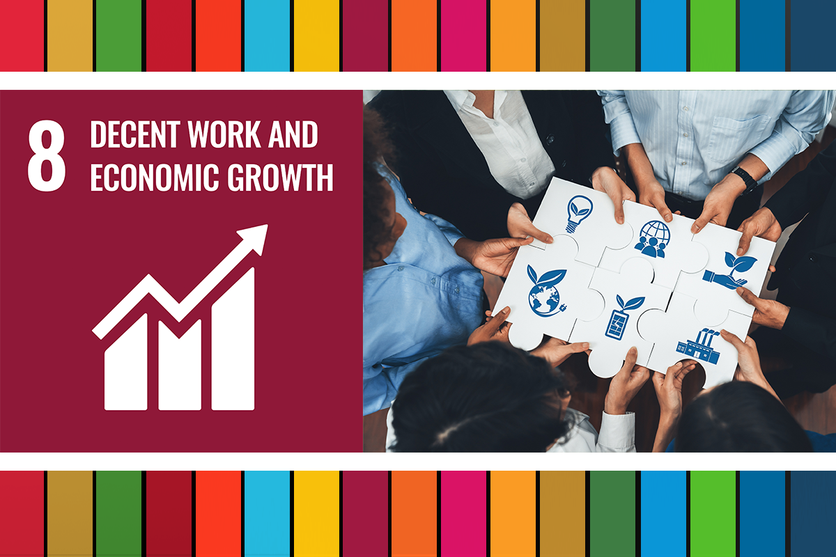 SDG 8 Decent Work and Economic Growth — USTP – University of Applied ...